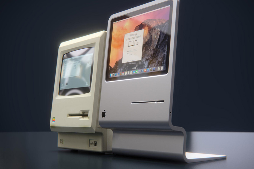 CURVED/labs pays tribute to design history of original apple macintosh ...