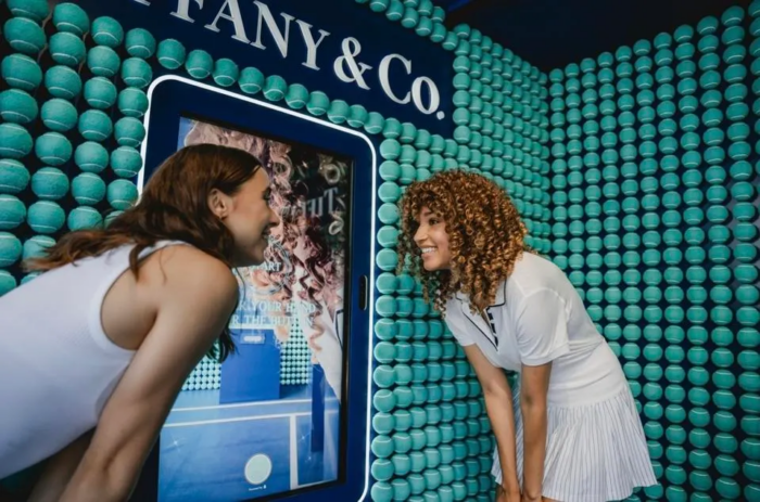 Tiffany & Co Augmented Reality at US OpenLuxury Retail
